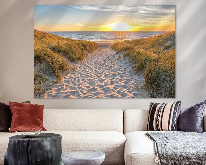 Strandopgang Texel / Beach entrance Texel van Justin Sinner Pictures ( Fotograaf op Texel) op ...